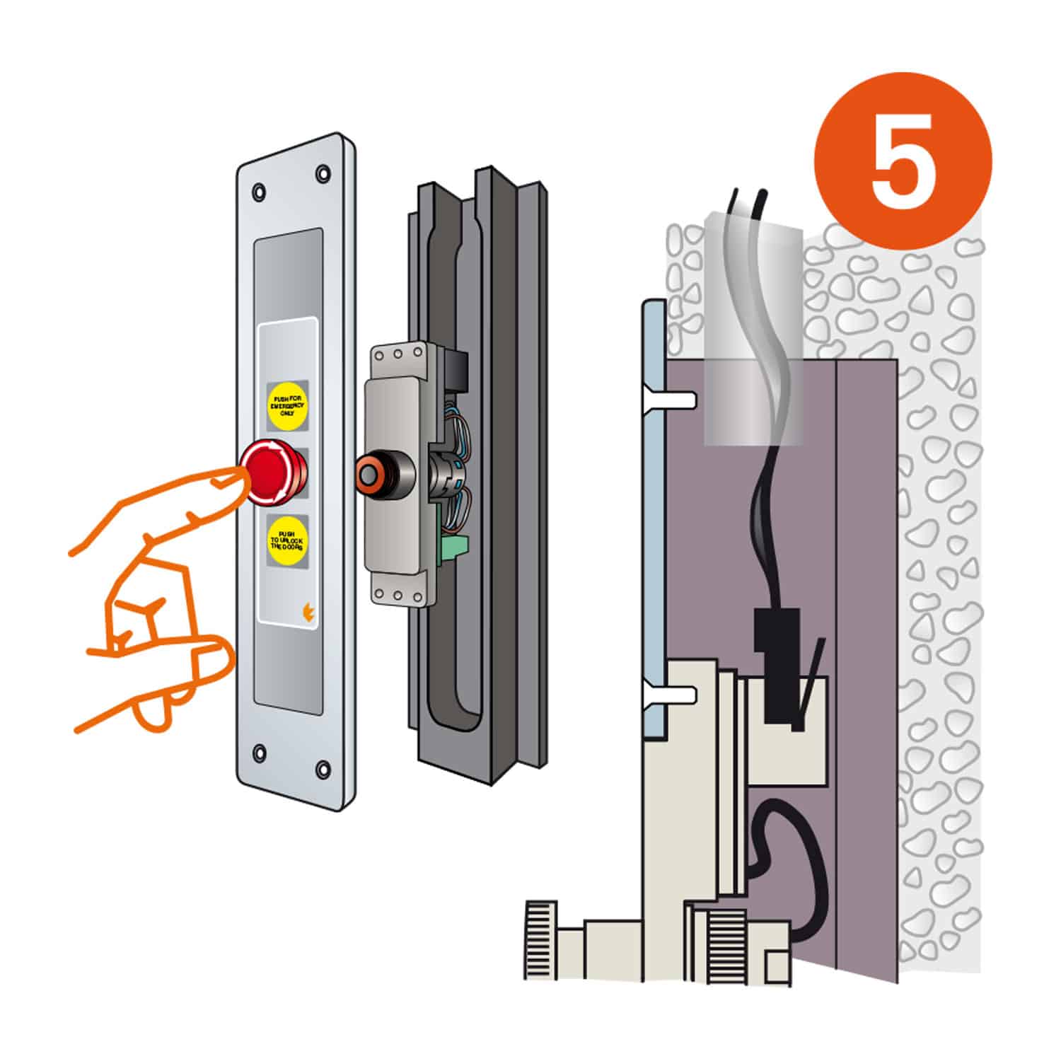 SLIM-HELPYPUSH Push-button Panel - Tecnodimensione